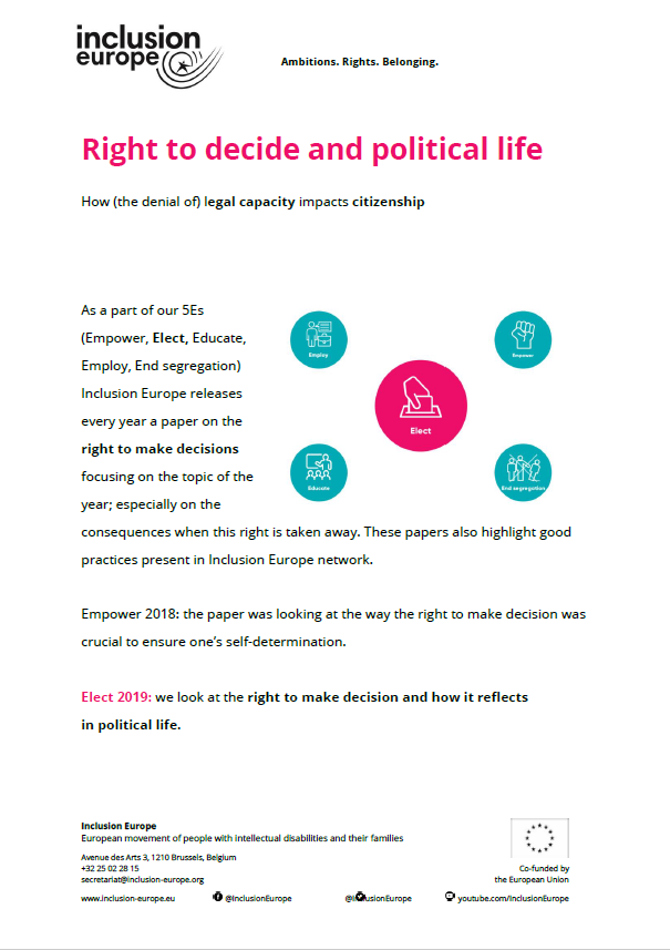 Legal capacity and citizenship: briefing - Inclusion Europe