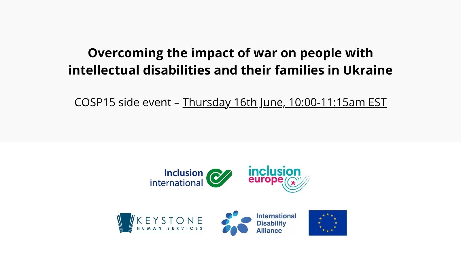 Supporting people with intellectual disabilities and their families in ...